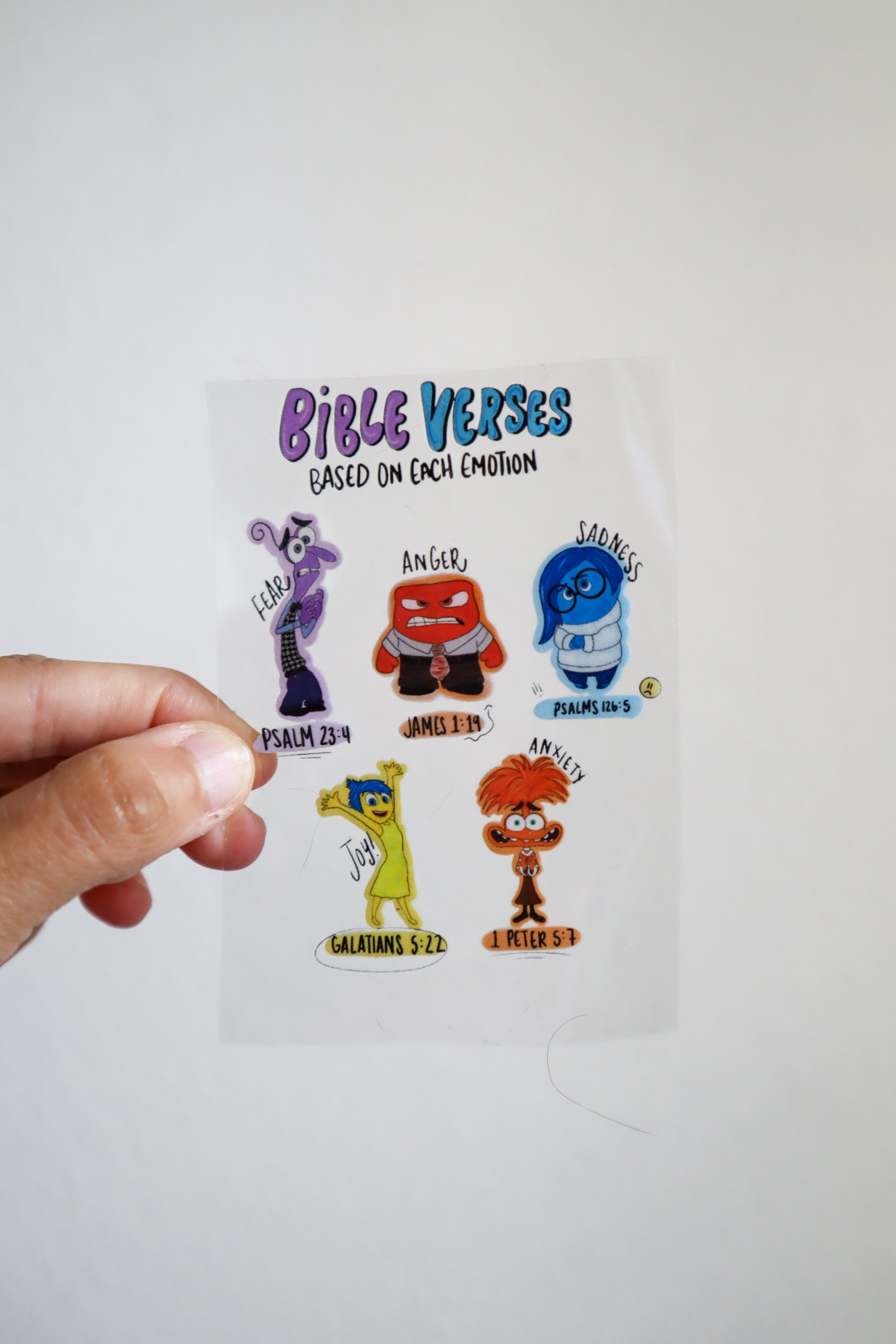 Inside Out Bible Verse Stickers – Armor Of God